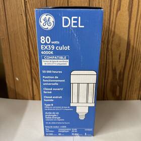 GE Led Light Bulb Hid Watts Base Ansi 0043168432580