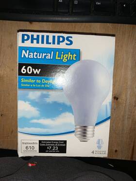 PHILIPS 60A-NTL-TP Natural Light Pack 046677135591