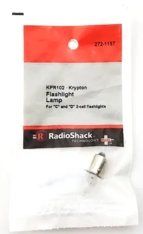 RADIOSHACK 272-1157 Radio Krypton Flashlight Lamp Volt Mini